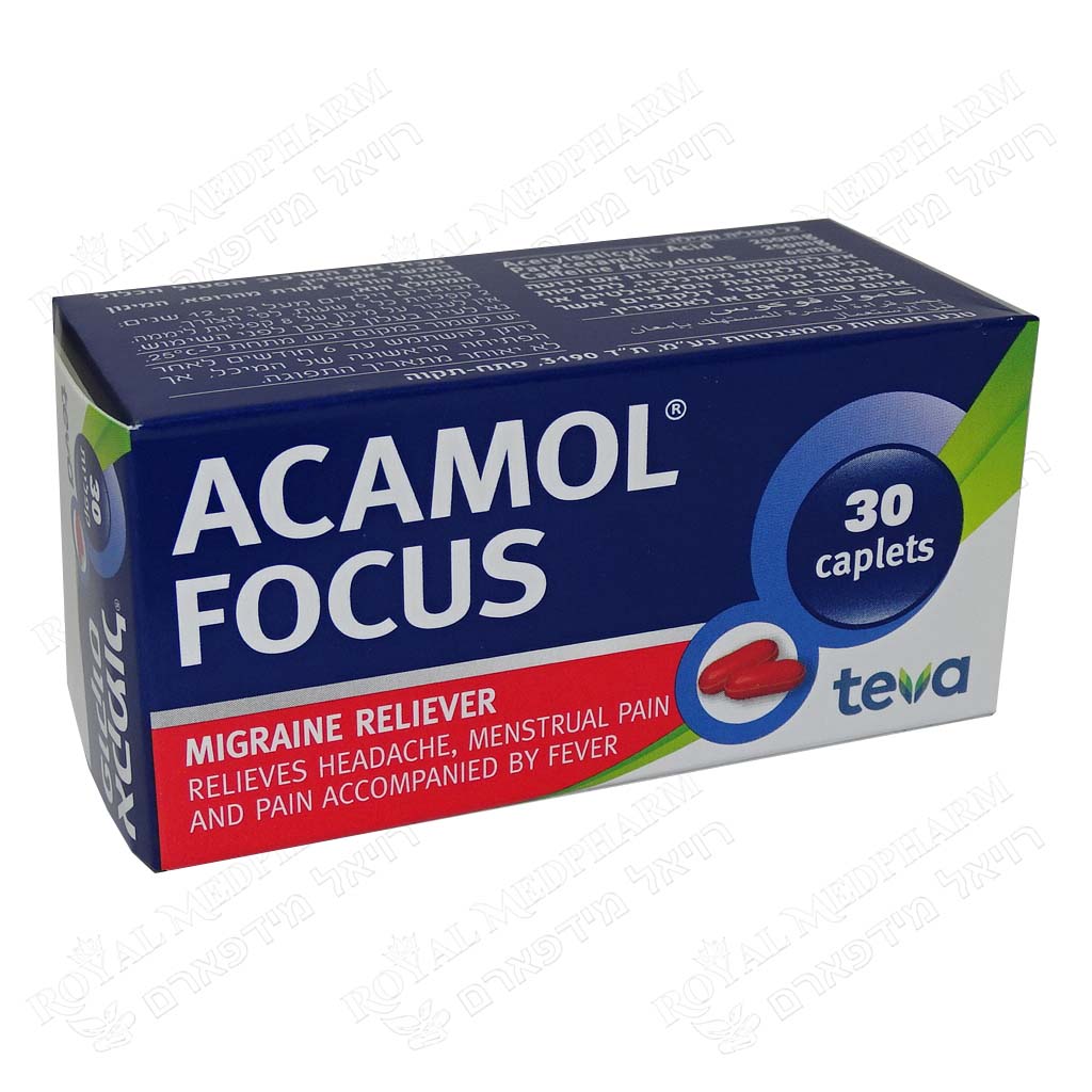 ACAMOL FOCUS 30 CPL – Royal MedPharm