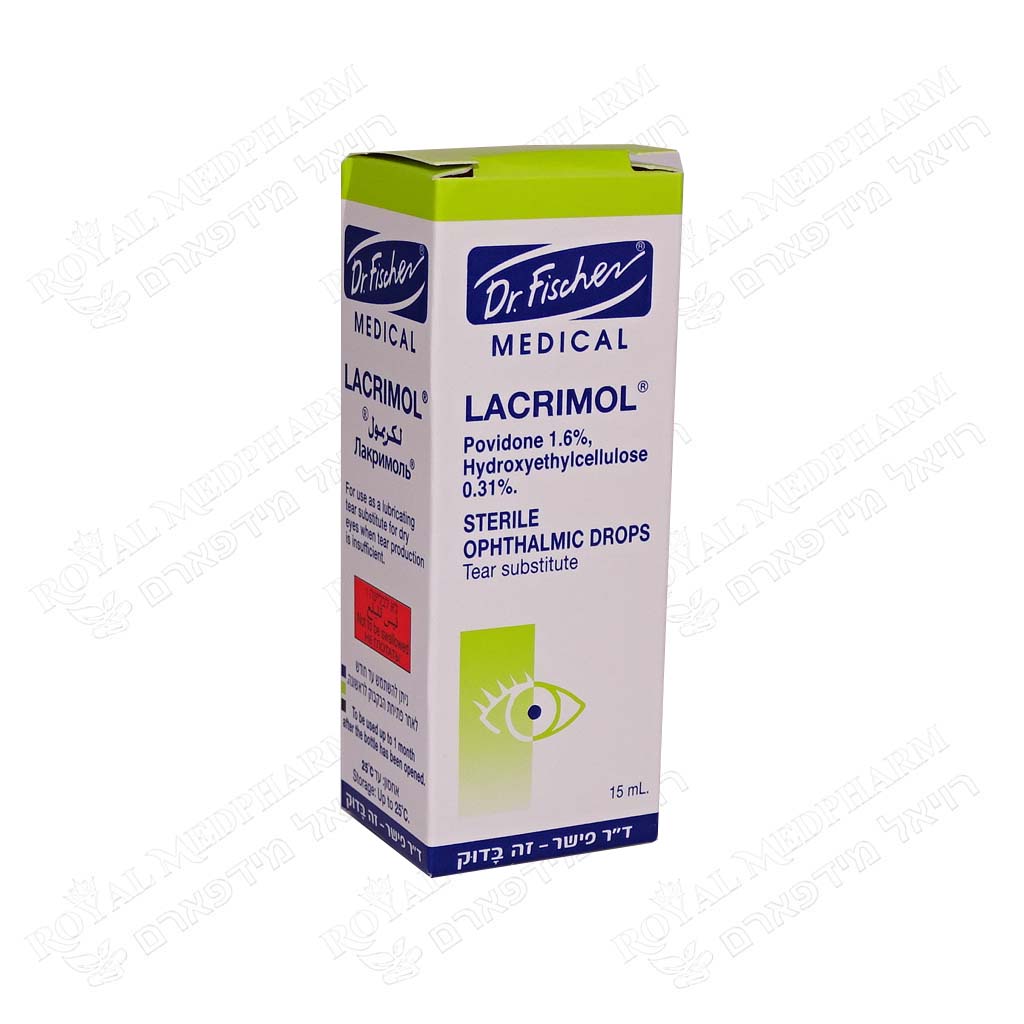 LACRIMOL OPHT. DROPS 15 CC – Royal MedPharm