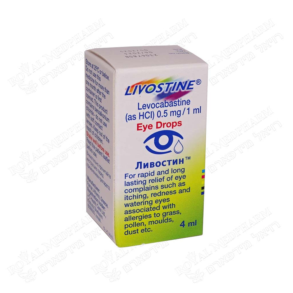 LIVOSTIN 4ML EYE DROPS – Royal MedPharm