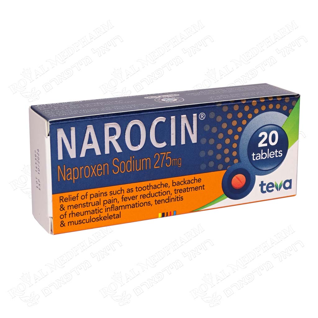 NAROCIN 275 MG TABS: 20 – Royal MedPharm