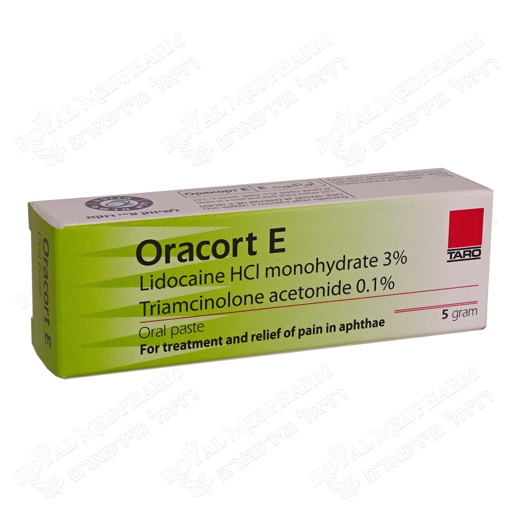 ORACORT E PASTE 5G – Royal MedPharm