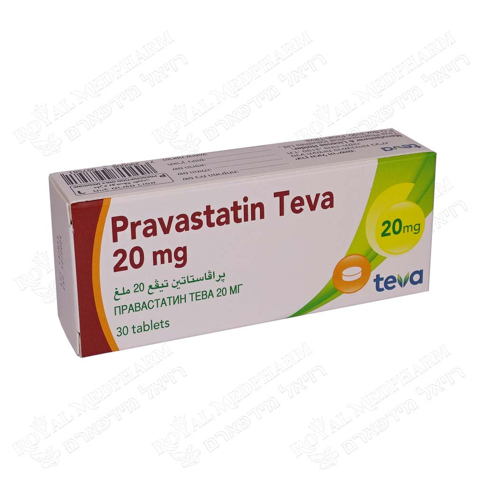 PRAVASTATIN-TEVA 20 MG 30 TAB – Royal MedPharm