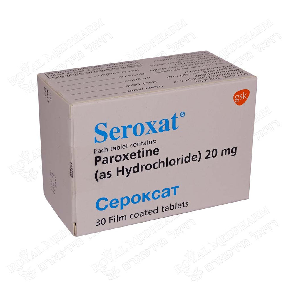 SEROXAT 20 MG 30 TABS – Royal MedPharm